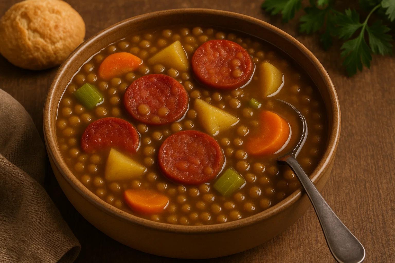 Guiso de Lentejas con Chorizo Colorado y Vegetales | Frigorífico MC ...